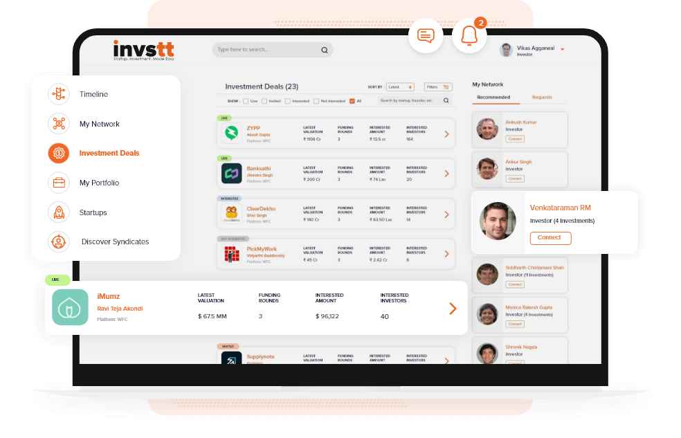 Invstt - Startup. Investment. Made Easy